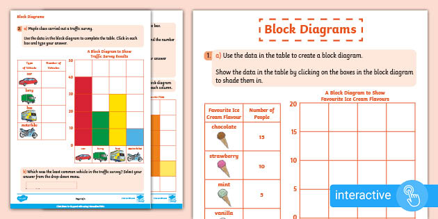 👉 Digital PDF Supports White Rose Maths Y2 Block Diagrams